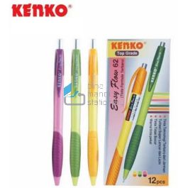Supplier ATK Kenko 62 Ballpen Easy Flow Bollpoint Pulpen Pena Tulis ...